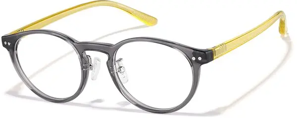 Zenni Round Full Rim Eyeglasses - Smoke
