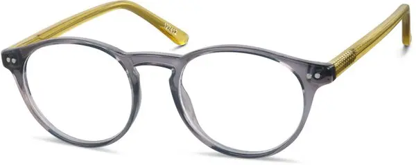 Zenni Round Frame Eyeglasses - Smoke