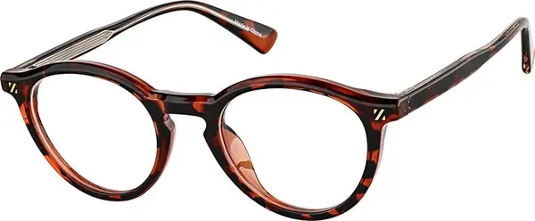 Zenni Round Full Rim Eyeglasses - Tortoiseshell