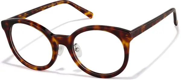 Zenni Round Frame Full Rim Eyeglasses - Tortoiseshell