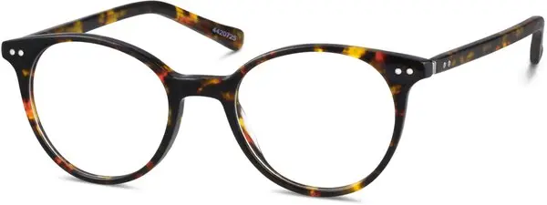Zenni Round Frame Full Rim Eyeglasses - Tortoiseshell