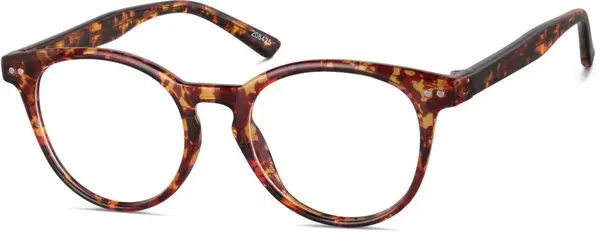 Zenni Round Full Rim Eyeglasses - Tortoiseshell