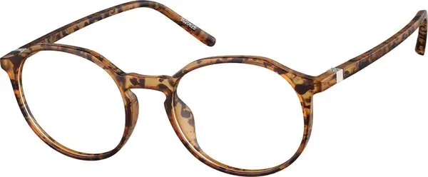 Zenni Round Full Rim Eyeglasses - Tortoiseshell