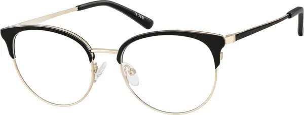 Zenni Browline Full Rim Frame - Black