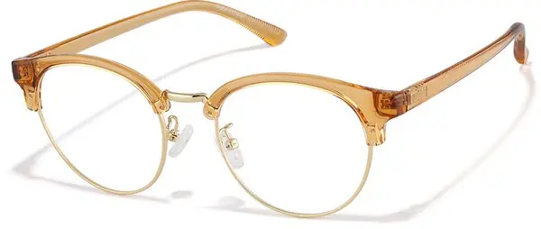Zenni Browline Full Rim Frame - Brown