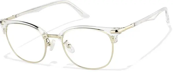 Zenni Browline Frame Glasses - Clear
