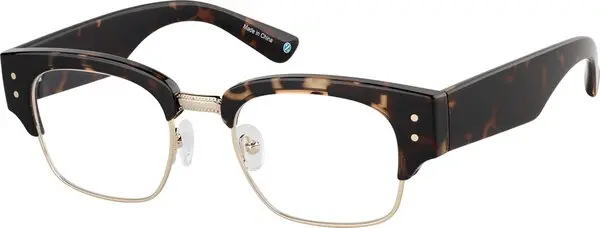 Zenni Browline Full Rim Frame - Tortoiseshell