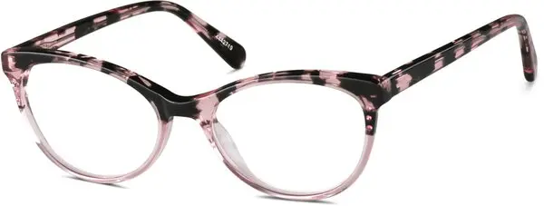 Zenni Retro Cat-eye Full Rim Frame Glasses - Pink