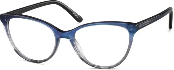 Zenni Retro Cat-eye Full Rim Frame Glasses - Sapphire