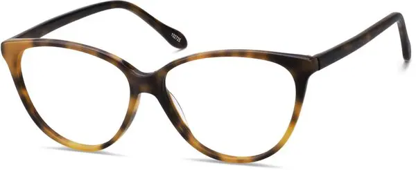 Zenni Cat-eye Full Rim Frame Glasses - Tortoiseshell