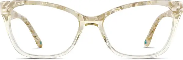 Zenni Cat-eye Full Rim Frame Glasses - Translucent