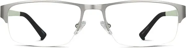 Zenni Rectangle Glasses Mixed Frame - Gray