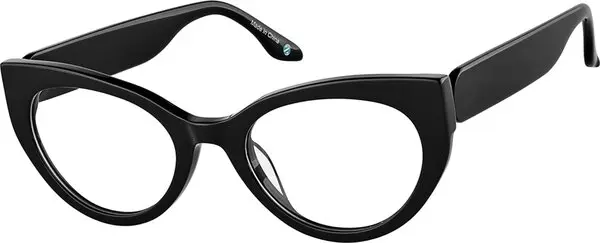 Zenni Cat-eye Full Rim Glasses - Black