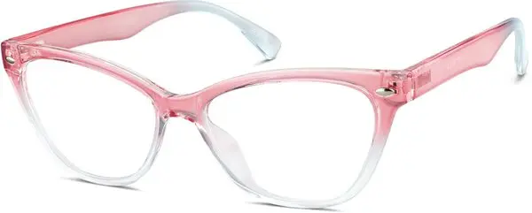 Zenni Vintage Cat-eye Full Rim Frame - Pink