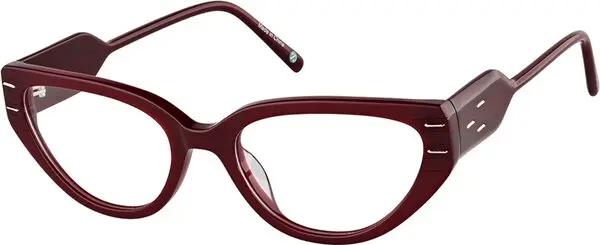 Zenni Cat-eye Full Rim Glasses - Red