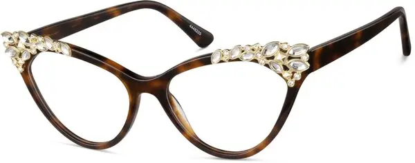 Zenni Vintage Cat-eye Full Rim Eyeglasses - Tortoiseshell