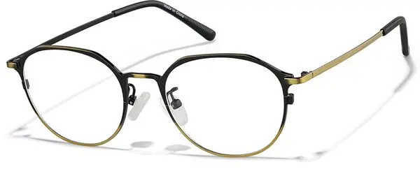 Zenni Round Full Rim Eyeglasses - Bronze