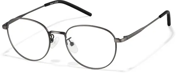 Zenni Round Full Rim Eyeglasses - Gray