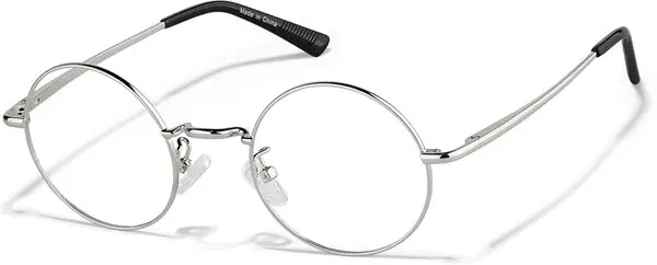 Zenni Round Eyeglasses - Silver