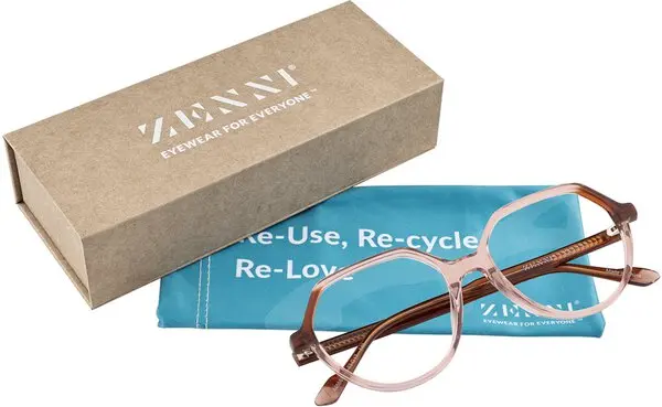 Zenni Geometric Eyeglasses - Pink