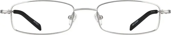 Zenni Lightweight Rectangle Glasses Stainless Steel Full Rim Frame