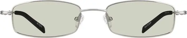 Zenni Lightweight Rectangle Glasses Stainless Steel Full Rim Frame