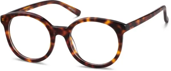 Zenni Experimental Round Eyeglasses - Tortoiseshell