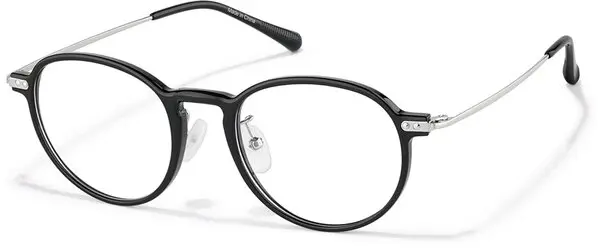 Zenni Round Full Rim Eyeglasses Frame - Black
