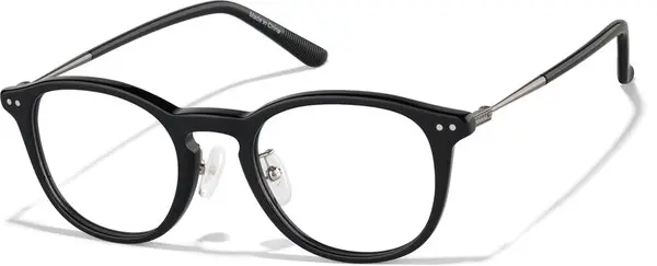Zenni Round Full Rim Eyeglasses Frame - Black