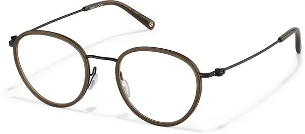 Zenni Round Full Rim Eyeglasses - Brown