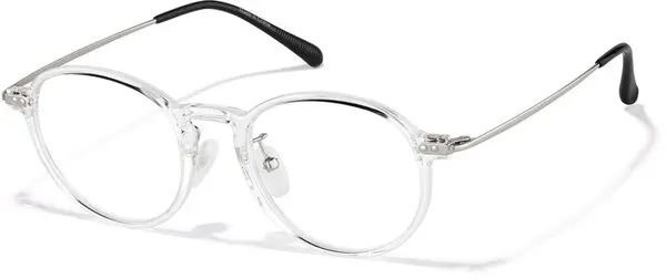 Zenni Round Full Rim Frame - Clear