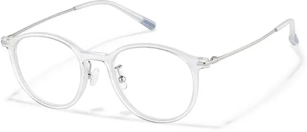 Zenni Round Full Rim Eyeglasses - Clear