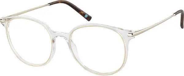 Zenni Round Full Rim Frame - Gold