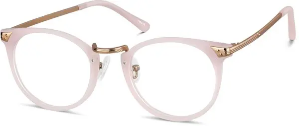 Zenni Round Full Rim Frame - Pink
