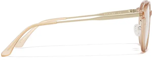 Zenni Round Full Rim Frame Eyeglasses - Taupe