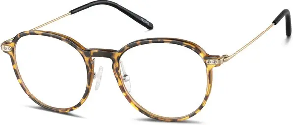 Zenni Round Full Rim Frame - Tortoiseshell