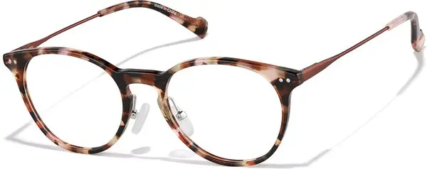 Zenni Round Full Rim Eyeglasses Frame - Tortoiseshell