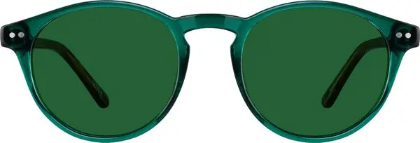 Zenni Retro Round Eyeglasses - Emerald