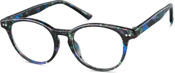 Zenni Retro Round Eyeglasses - Midnight