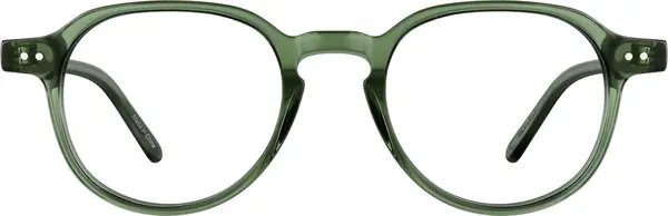 Zenni Vintage Geometric Full Rim Eyeglasses - Pine