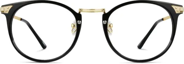 Zenni Retro Round Eyeglasses - Black