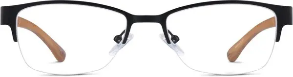 Zenni Rectangle Half Rim Eyeglasses
