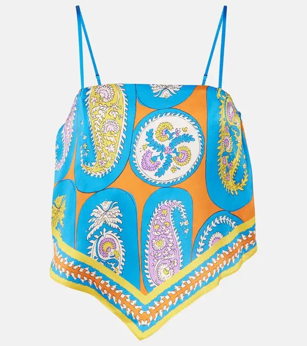 ALEMAIS Flores Printed Top - Multicoloured