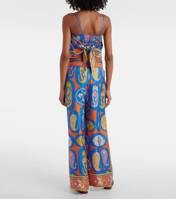 ALEMAIS Flores Printed Top - Multicoloured