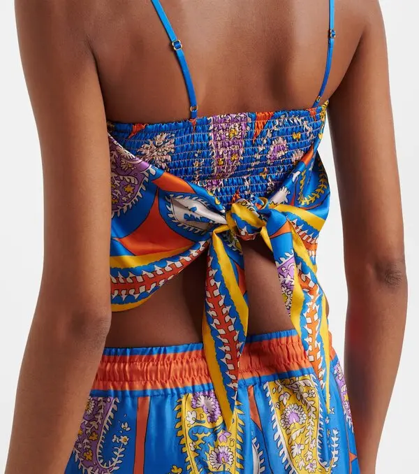 ALEMAIS Flores Printed Top - Multicoloured