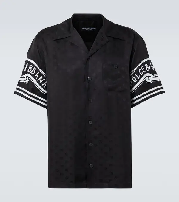 Dolce & Gabbana Printed Silk Twill Shirt
