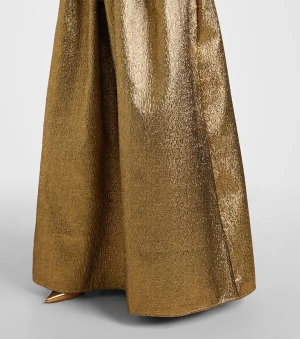 SELF-PORTRAIT Lamé Jacquard Gown