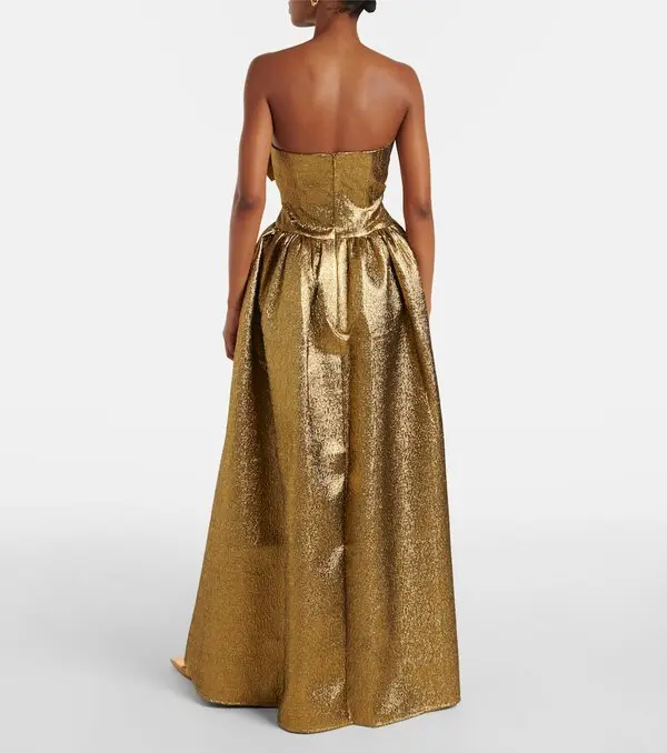 SELF-PORTRAIT Lamé Jacquard Gown