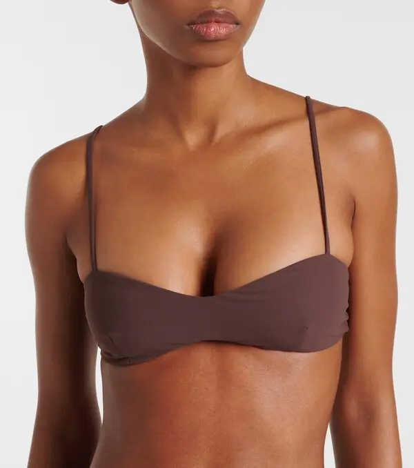 Faithfull The Brand Evora Bikini Top - Brown