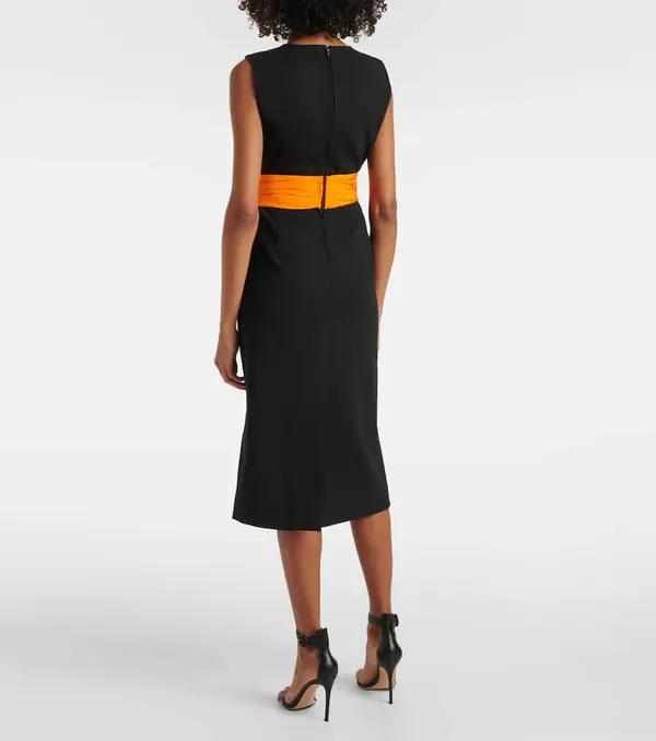 Carolina Herrera Wool Cocktail Dress